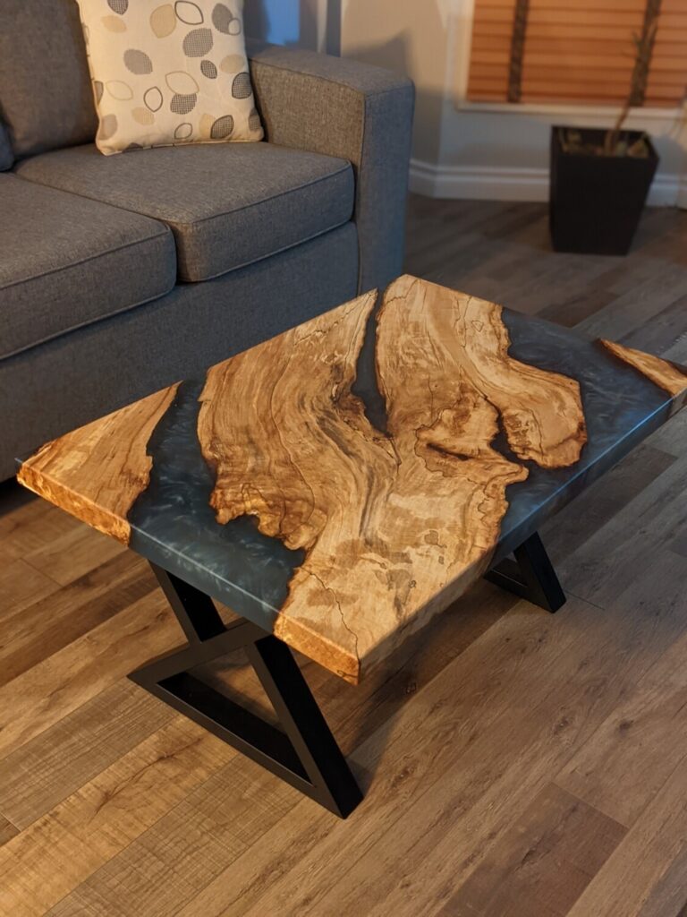 Spalted Maple Coffee Table - Woodify Canada