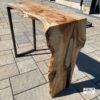 Live Edge Waterfall Epoxy Table - Woodify Canada