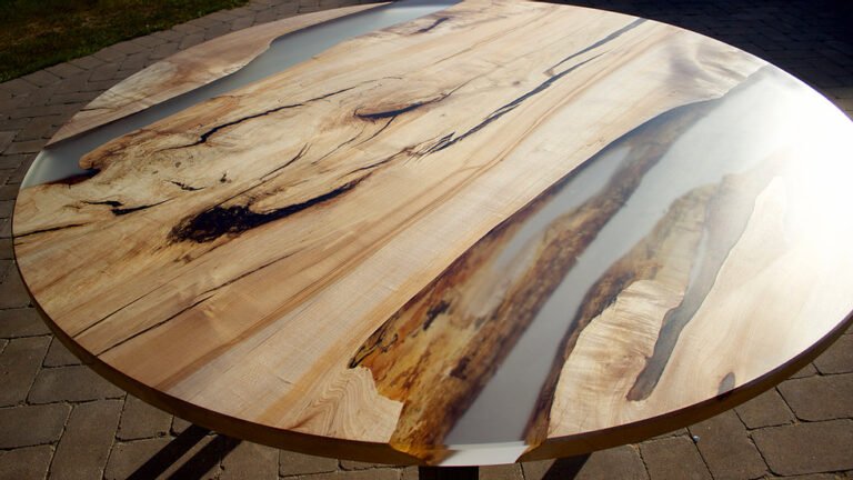 Round River Spalted Hard Maple Double River Table – Woodify Canada