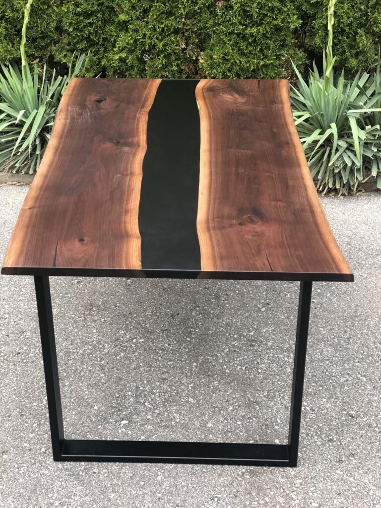 Black Walnut River Dining Table - Woodify Canada