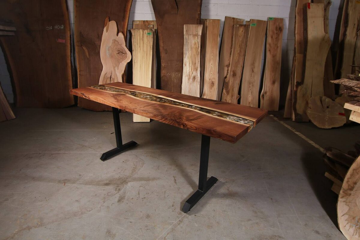 Walnut Kitchen River Table - Woodify Canada