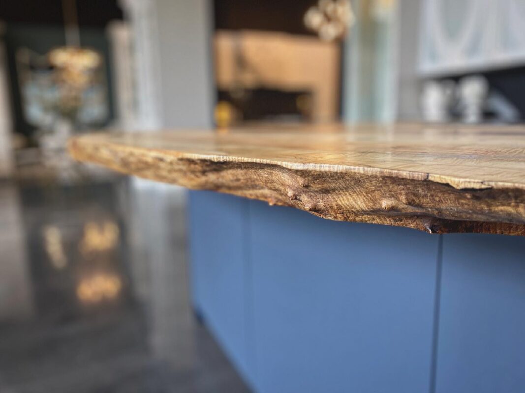 Massive Spalted Maple kitchen island - Woodify Canada