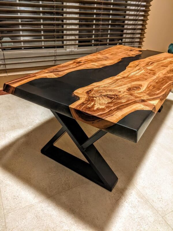 Orchard Cherry Epoxy River Coffee Table - Woodify Canada